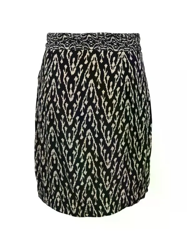 Ba&sh Iliade Printed Wrap Mini Skirt