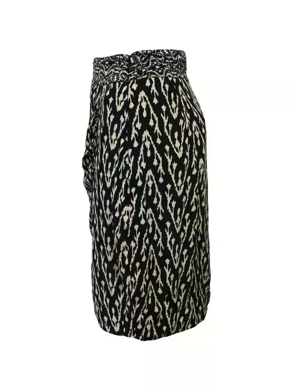 Ba&sh Iliade Printed Wrap Mini Skirt
