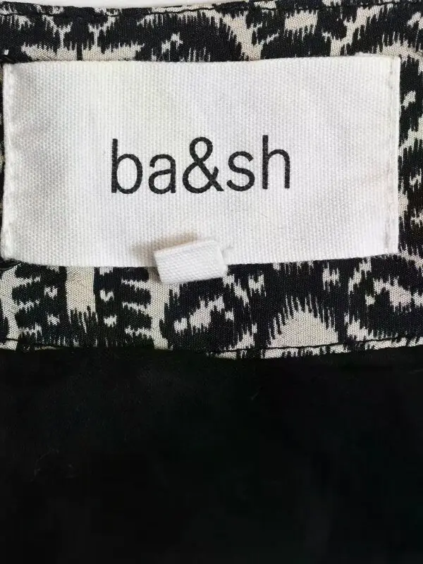 Ba&sh Iliade Printed Wrap Mini Skirt