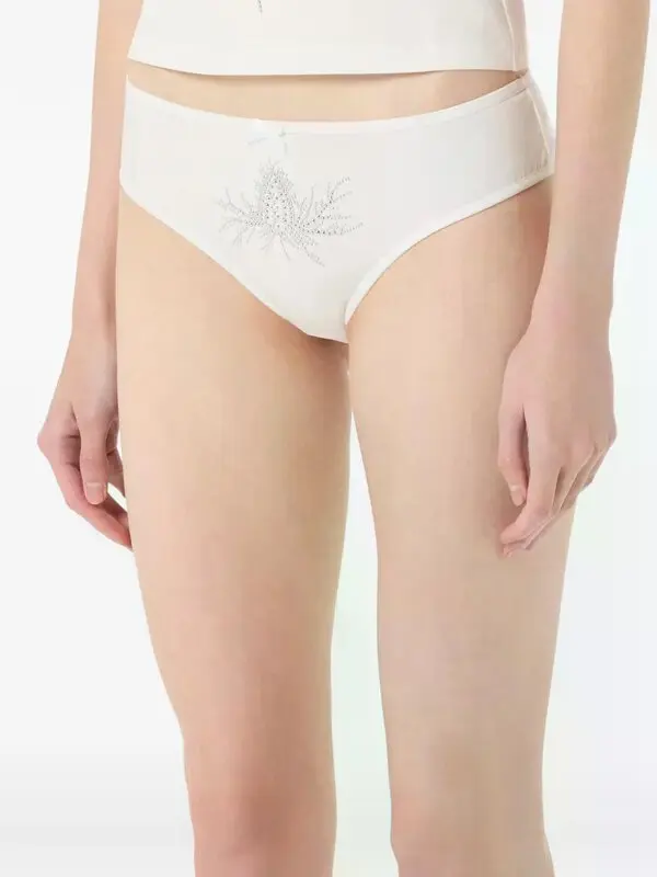 Blumarine Beaded-embellishment Briefs