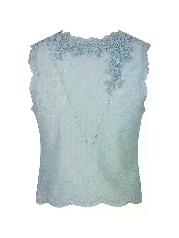 Ermanno Scervino Sleeveless Lace Top