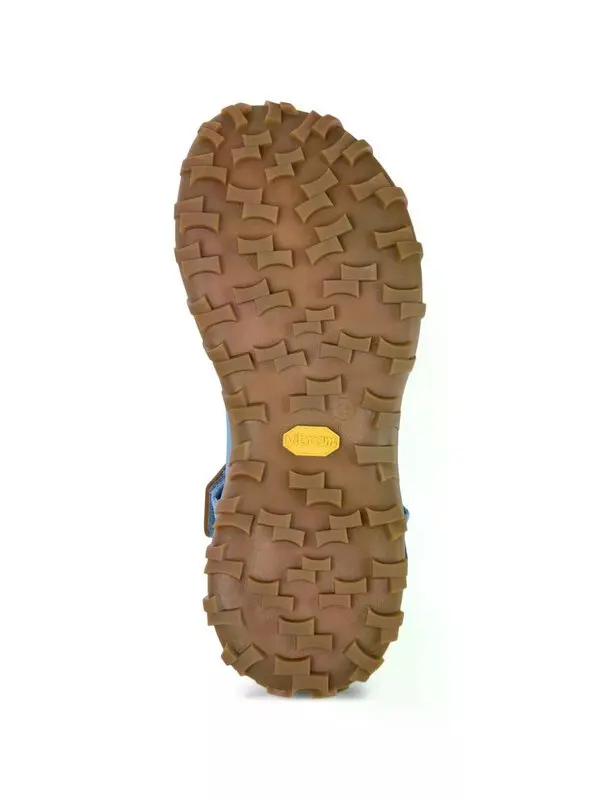 Camper Strap Platform Sandals - Blue