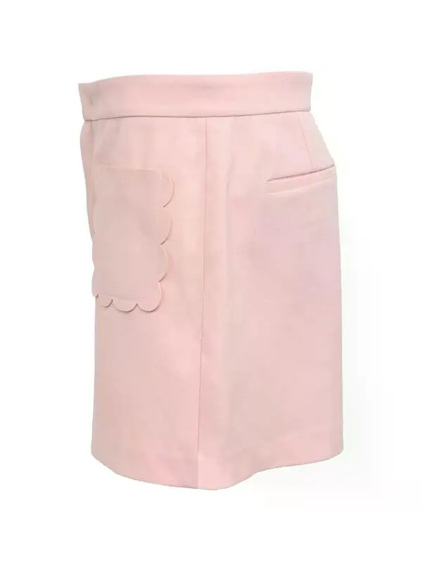 Red Valentino Scalloped-pocket Shorts - Pink
