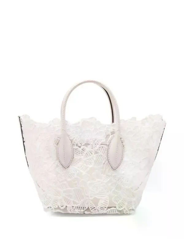 Ermanno Scervino Floral Lace Shoulder Bag