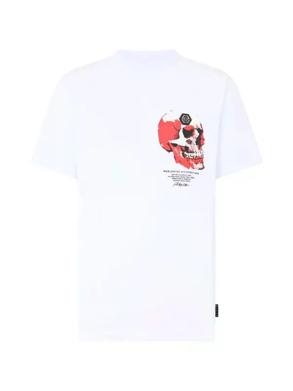 Philipp Plein Skull-print T-shirt - White