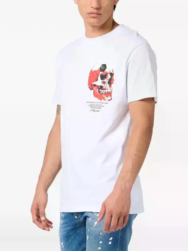 Philipp Plein Skull-print T-shirt - White