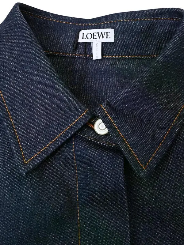 Loewe Chain-trim Denim Shirt