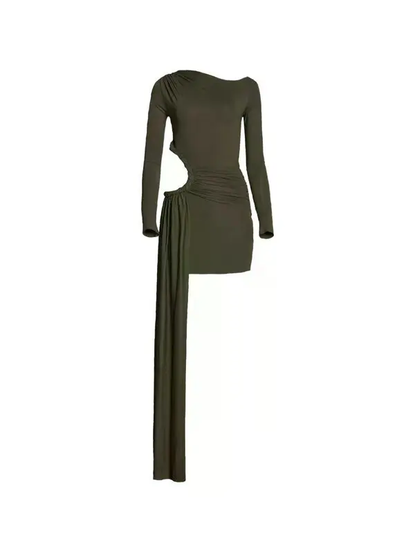 AXEL 113 Tyla Long-sleeve Mini Dress - Green