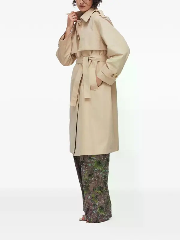 Liu Jo Long Trench Coat With Scarf