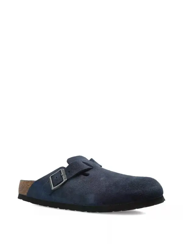 BIRKENSTOCK Boston Buckle-strap Mules - Blue
