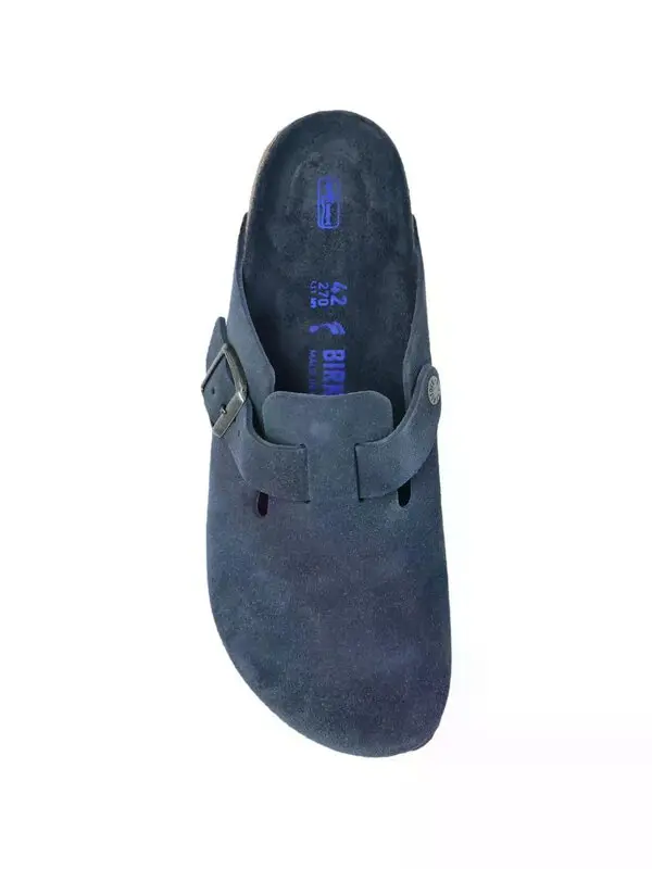 BIRKENSTOCK Boston Buckle-strap Mules - Blue