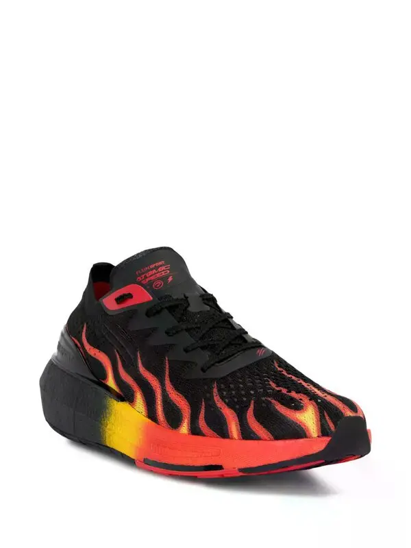 PLEIN SPORT Flame Lace-up Sneakers - Black