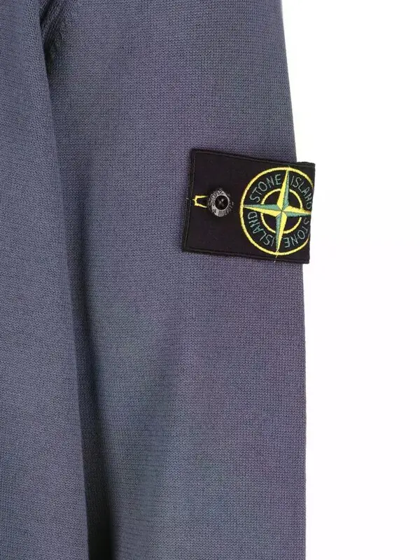 Stone Island Crew-neck Sweatshirt With Compass Patch