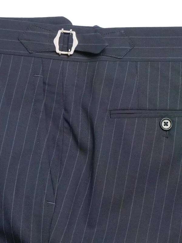 FRANZESE COLLECTION Pinstripe Double-breasted Suit - Blue