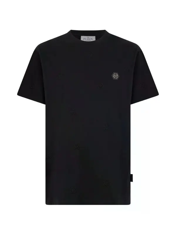 Philipp Plein Monogram-embroidered T-shirt