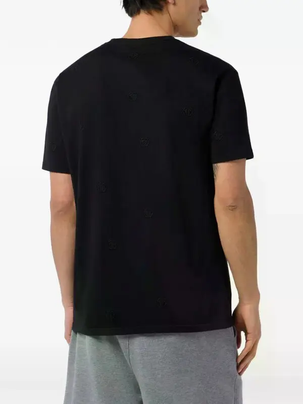 Philipp Plein Monogram-embroidered T-shirt
