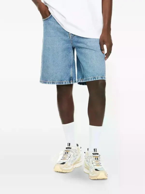 Off-White Half Arrow Denim Shorts