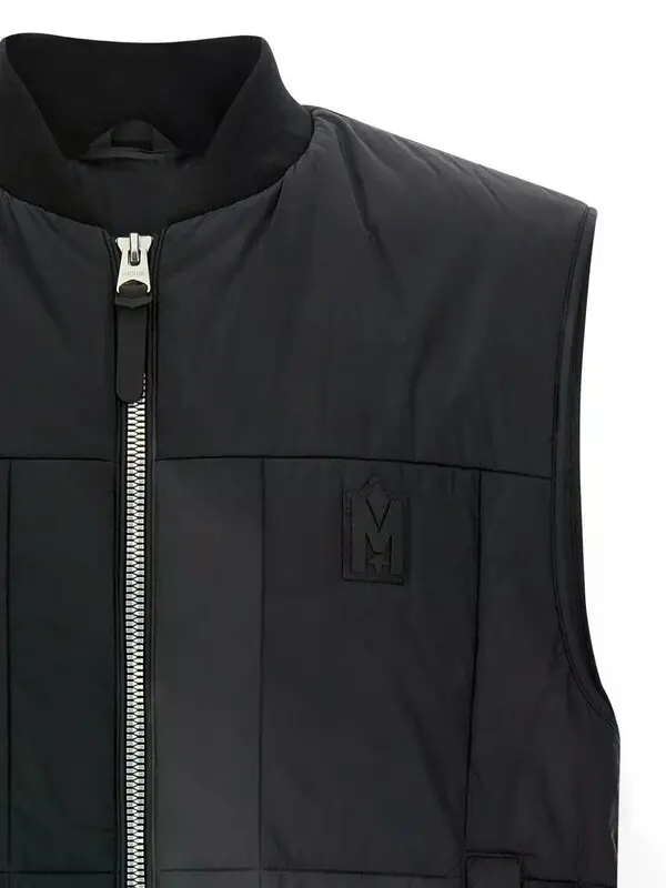 Mackage Quilted Zip Eren Vest - Black