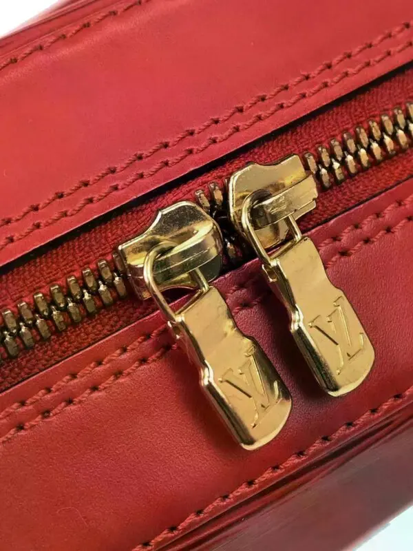 LOUIS VUITTON 1997 Sablon Epi Tote Bag - Red