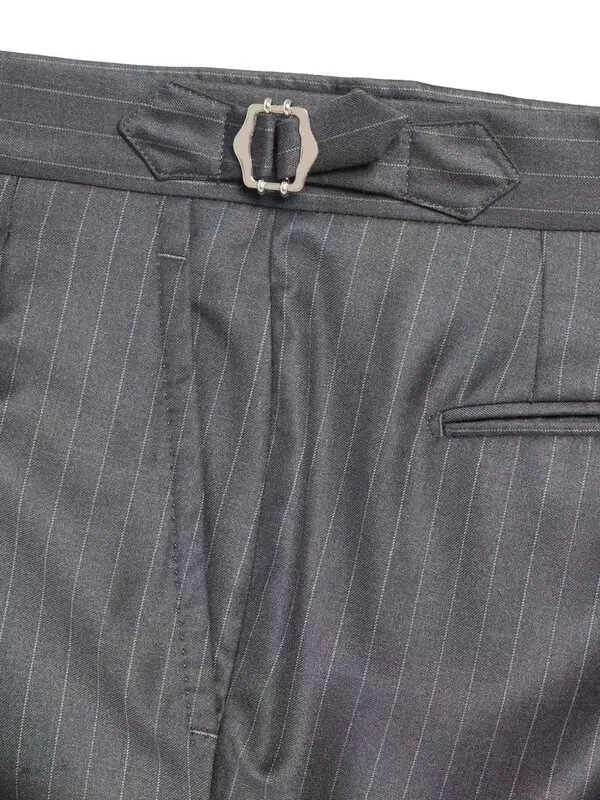 FRANZESE COLLECTION Pinstripe Double-breasted Suit - Grey