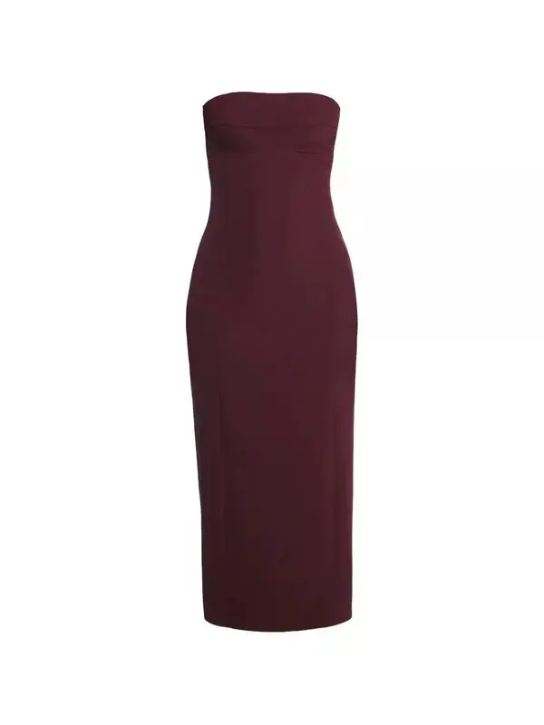 AXEL 113 Margot Strapless Midi Dress - Red