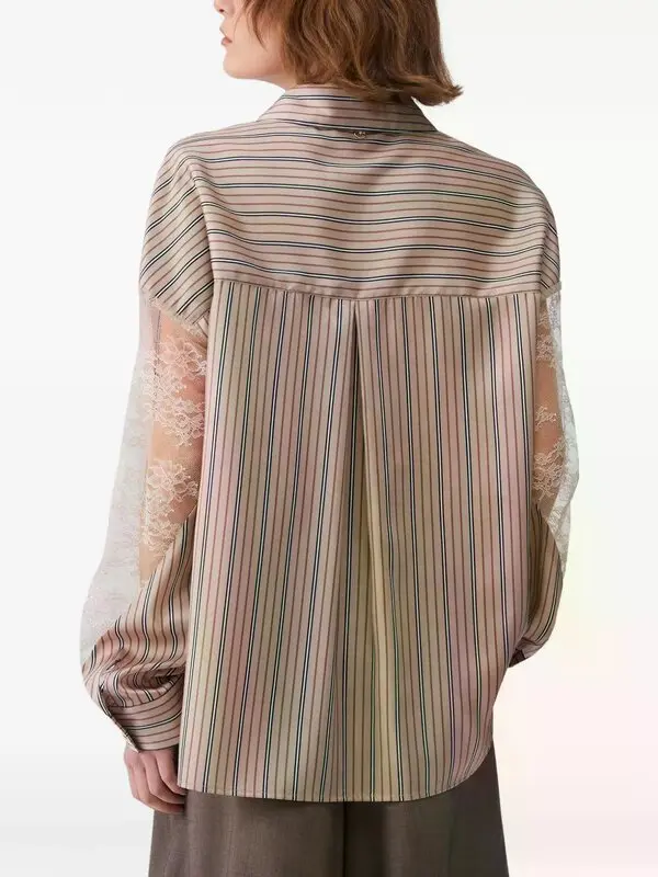 Liu Jo Striped Lace Shirt