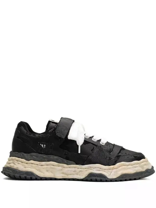 Mihara Yasuhiro Keith Torn-film Low-top Sneakers - Black