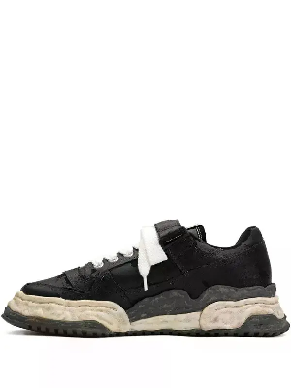 Mihara Yasuhiro Keith Torn-film Low-top Sneakers - Black