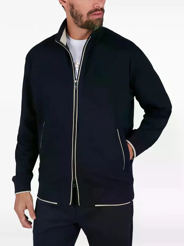 Paul & Shark Zip-up Sweatshirt - Blue