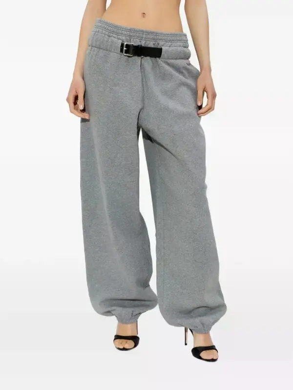 Alexander Wang Elasticated-waist Belt-detail Track Pants