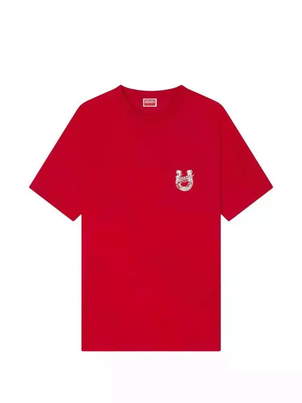 Kenzo Lunar New Year Graphic-print T-shirt - Red