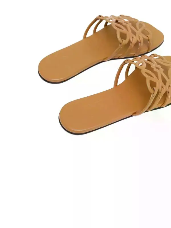 Loewe Cut-out Strap Sandals - Neutrals