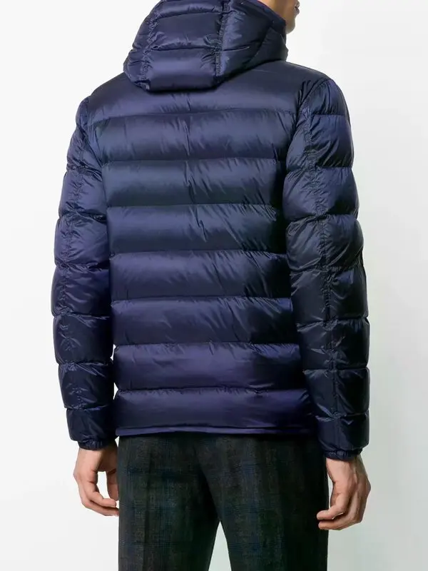 TEN C Quilted Puffer Jacket - Blue