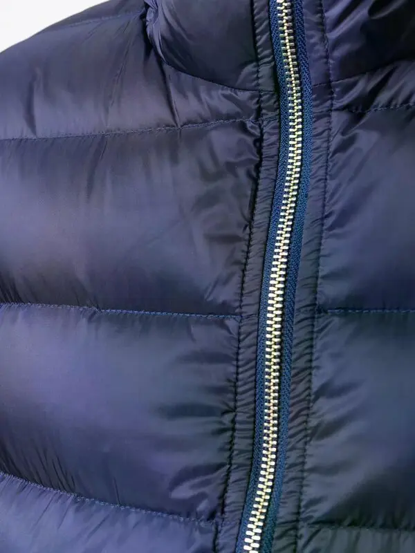 TEN C Quilted Puffer Jacket - Blue