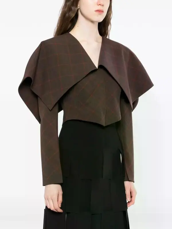 A.W.A.K.E. Mode Collar Crop Jacket