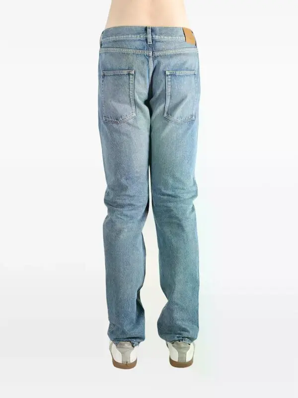 Saint Laurent Logo-patch Belt-loop Jeans