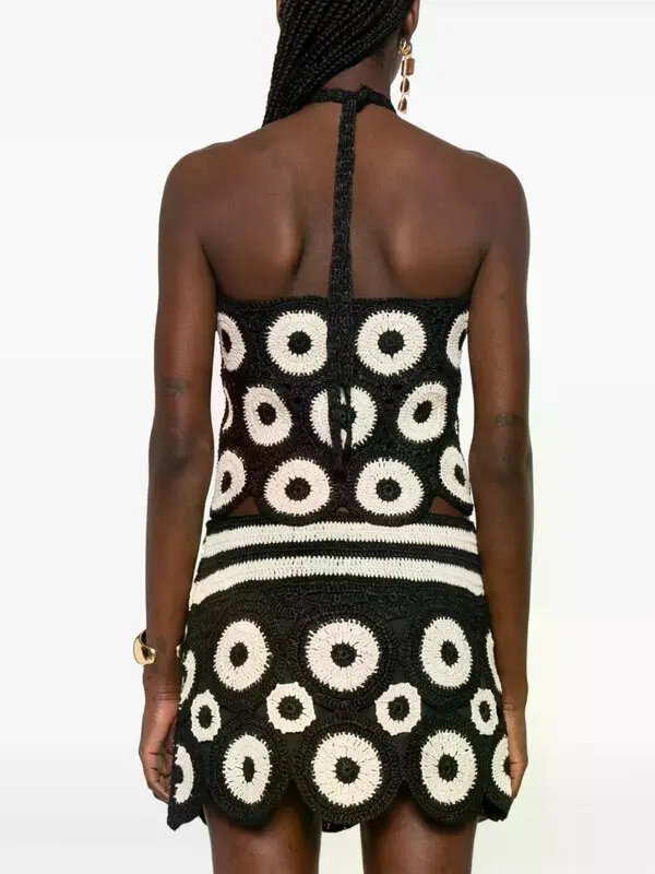 SIMONMILLER Crochet Cropped Top