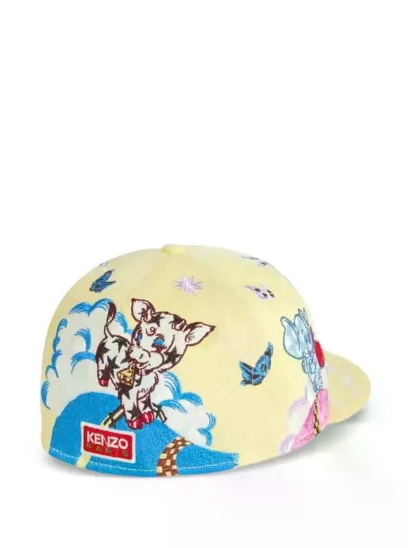 Kenzo Embroidered Flat-brim Cap