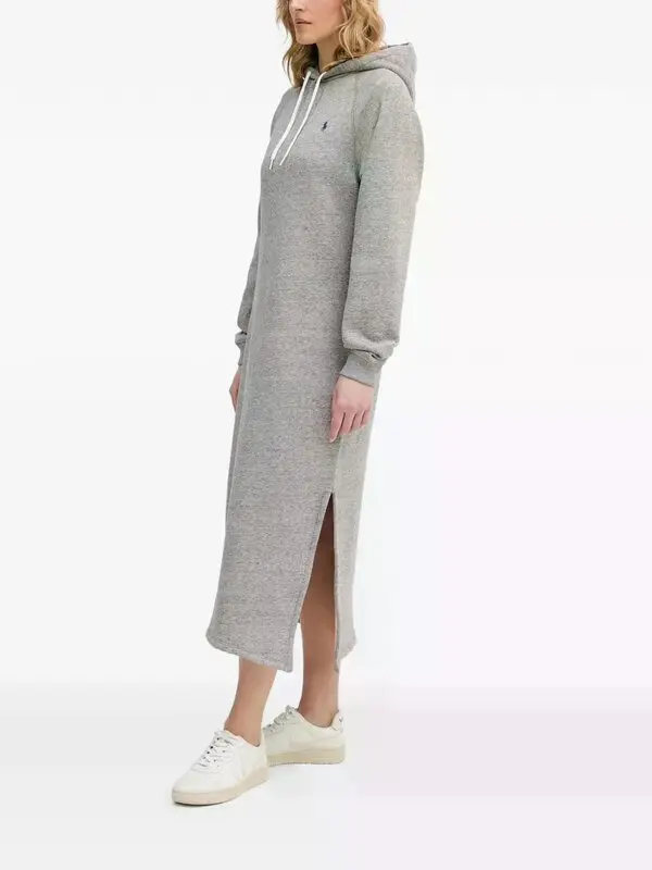 Polo Ralph Lauren Hooded Side-slit Midi Dress
