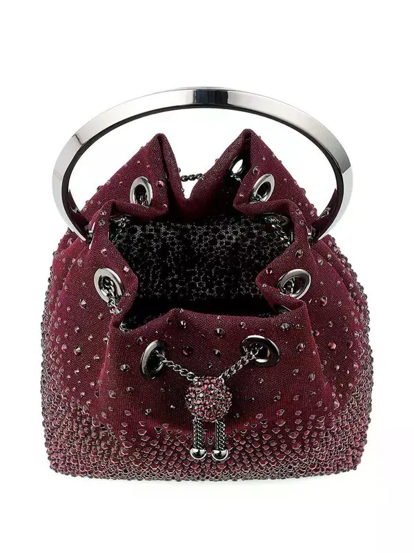 JIMMY CHOO Bon Bon Embellished Bucket Bag