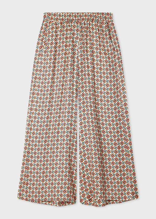 Paul Smith Geometric Square Wide-leg Trousers