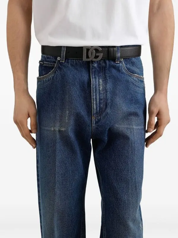 Dolce & Gabbana Belt With Logo Buckle