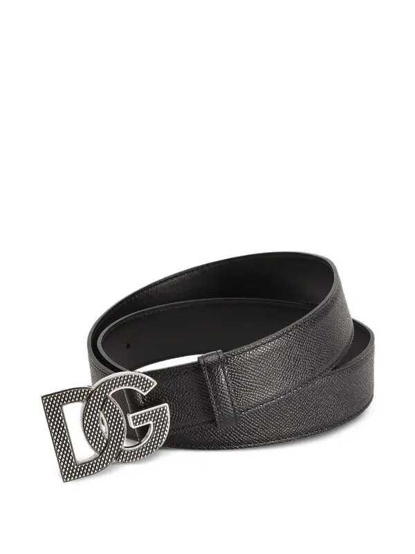 Dolce & Gabbana Belt With Logo Buckle