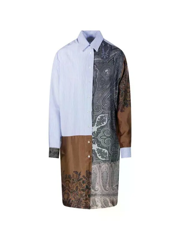 PIERRE-LOUIS MASCIA Alomhi Paisley Striped Shirt