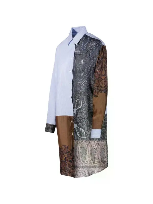 PIERRE-LOUIS MASCIA Alomhi Paisley Striped Shirt
