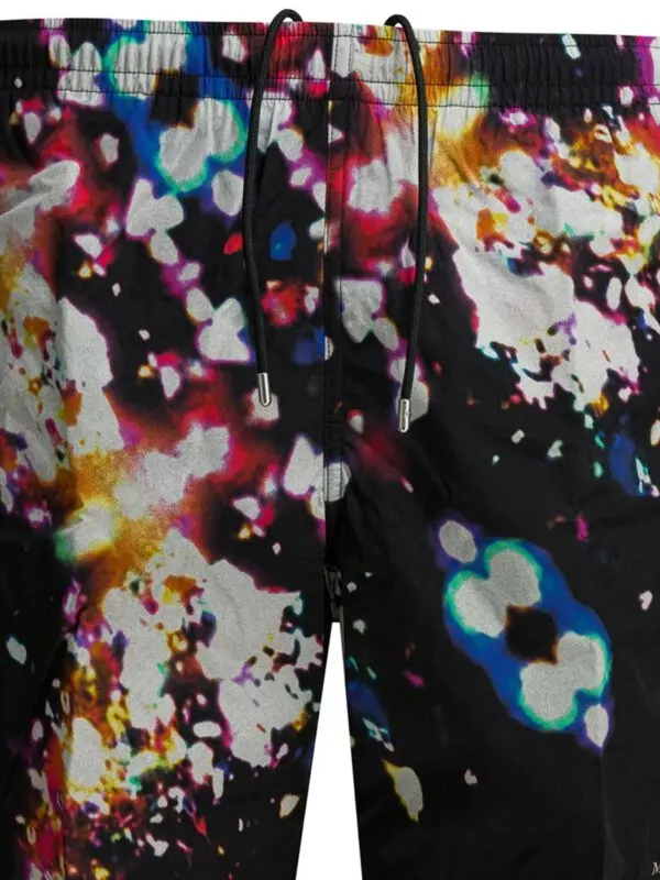 Alexander McQueen Sea Printed Boxer Shorts - Black