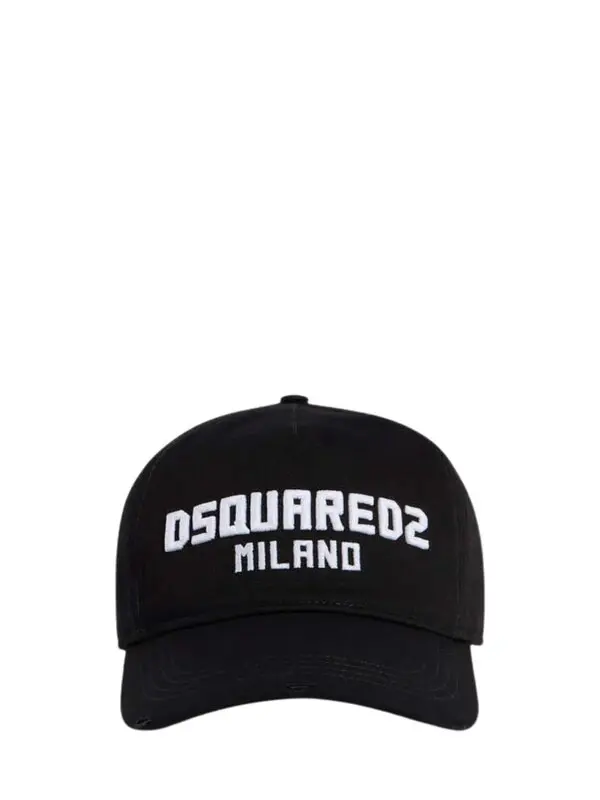 Dsquared2 Milano Patch Cap - Black