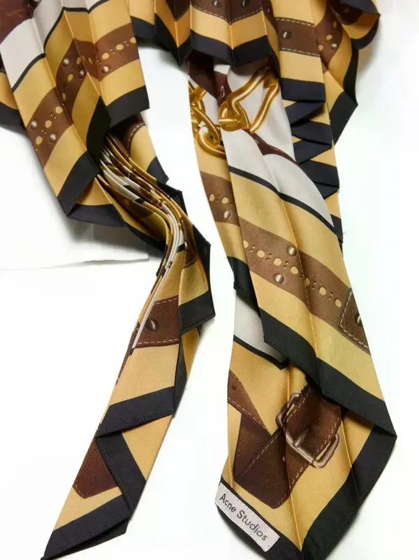 Acne Studios Scarf Mini Shirt Dress