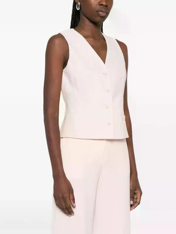 Max Mara Mstmadia Button V-neck Jacket - Pink