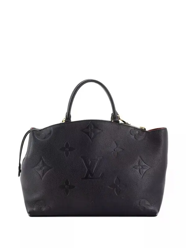 LOUIS VUITTON Grand Palais Handbag Monogram Empreinte Giant Shoulder Bag - Black